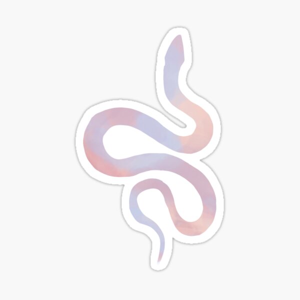 "aesthetic pastel snake" Sticker by jchun | Redbubble