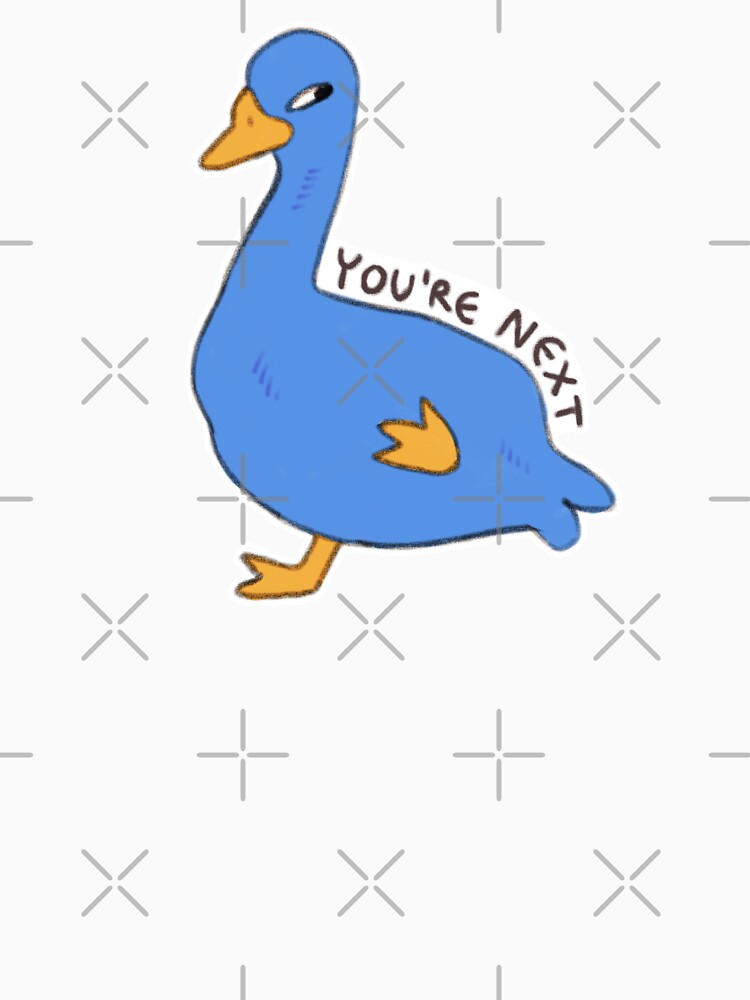 "Menacing goose" Essential T-Shirt for Sale by waspsalad | Redbubble