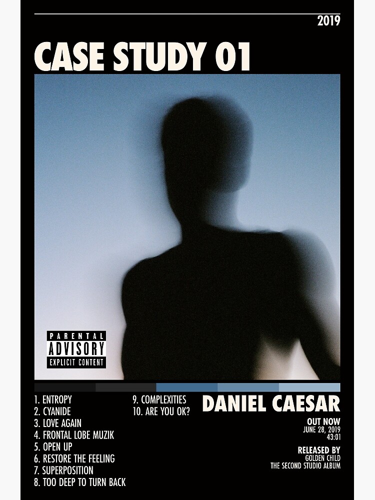 "Daniel Caesar Case Study 01 Poster - Album Cover Poster - Poster Print - Wall Art - Home Decor ...