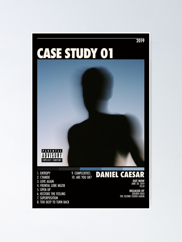 "Daniel Caesar Case Study 01 Poster - Album Cover Poster - Poster Print - Wall Art - Home Decor ...