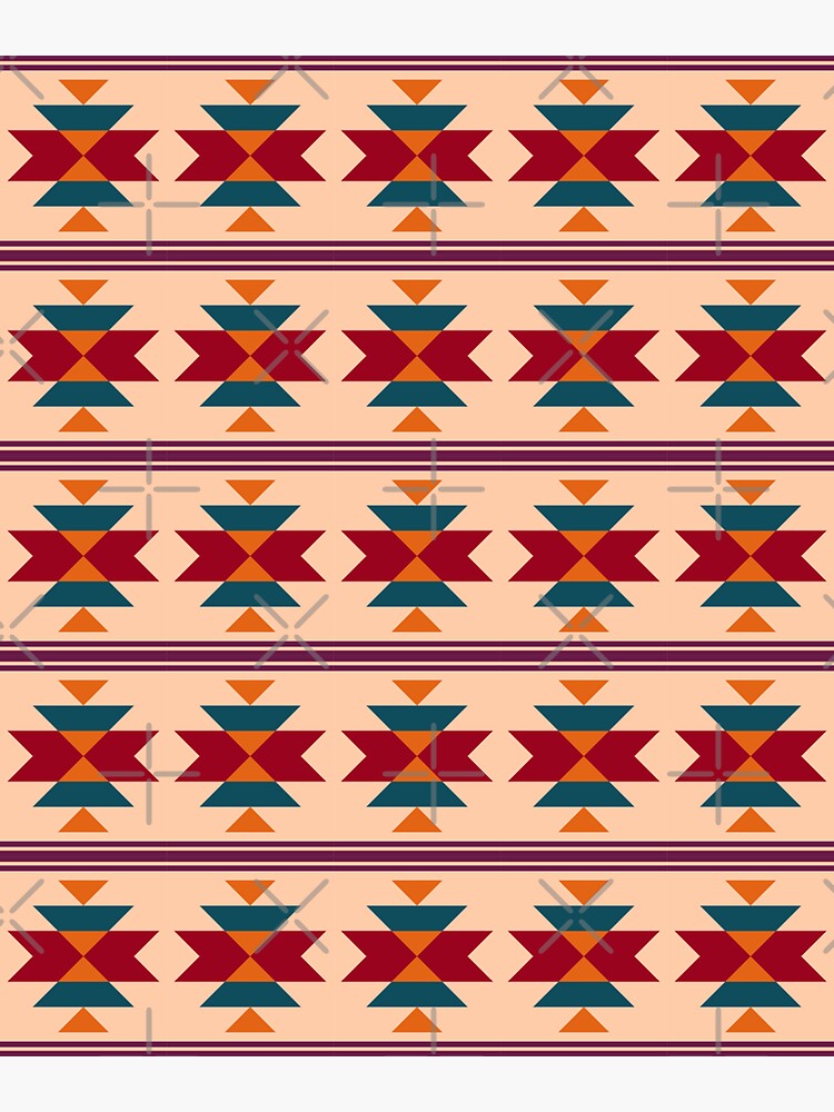 "Aztec Rectangular Design | Aztec Geometric Design | Aztec Symmetrical ...