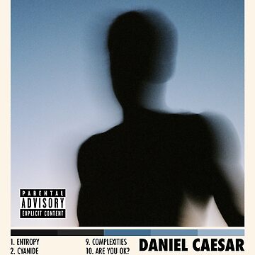 "Daniel Caesar Case Study 01 Poster - Album Cover Poster - Poster Print ...