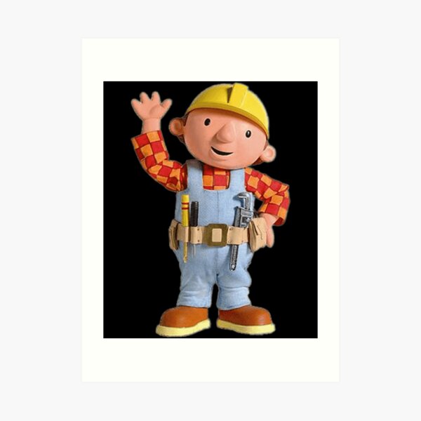 "Bob the Builder Classic ." Art Print for Sale by doriskellyr | Redbubble