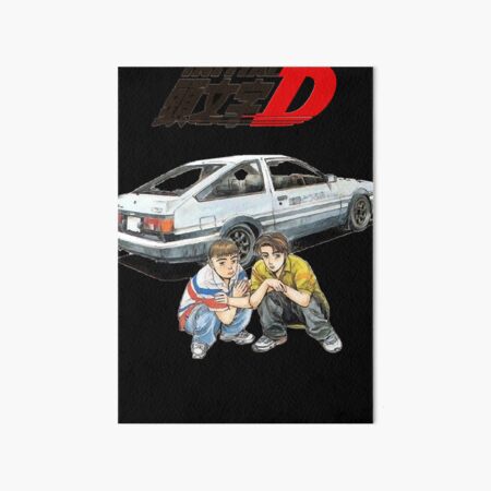 "Initial D Takumi and Itsuki" Art Board Print by ZoraidaNajera | Redbubble