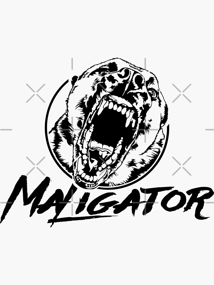 "Maligator Belgian Malinois Belgian Shepherd Dog Sport" Sticker by ...
