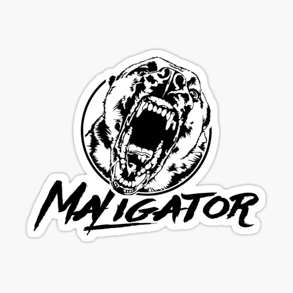 "Maligator Belgian Malinois Belgian Shepherd Dog Sport" Sticker by ...