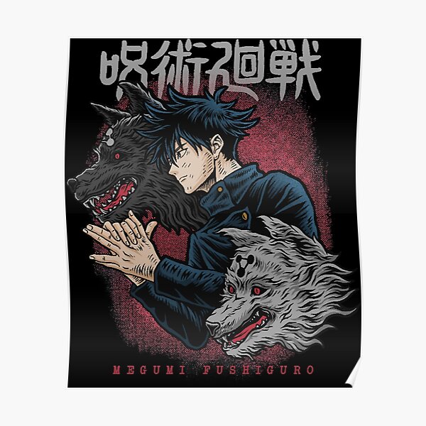 "Megumi Fushiguro Jujutsu" Poster for Sale by JimmySanford | Redbubble