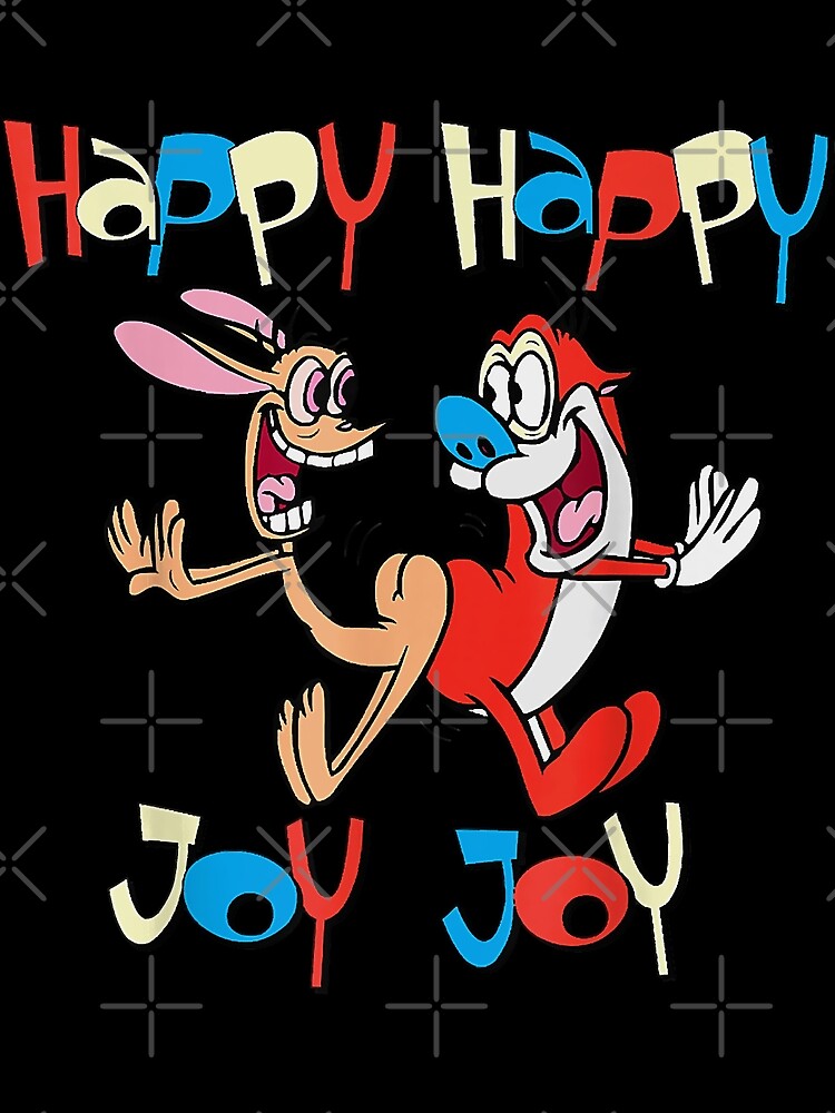 "Nickelodeon Ren and Stimpy Happy Happy Joy Joy Dance" Art Print for ...