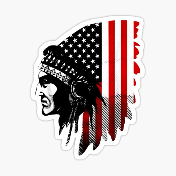 "Native American Indian" Sticker for Sale by myzhowovipi798 | Redbubble