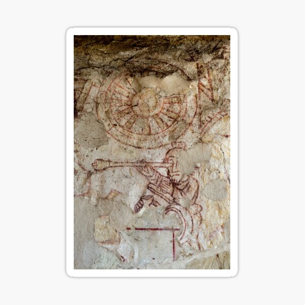 "Straight and true test by medieval Cotswold wheelwright" Sticker by ...