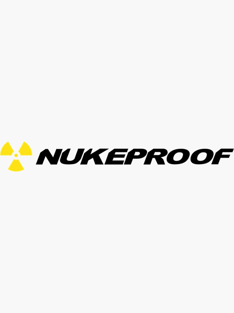 "NUKEPROOF Classic T-Shirt" Sticker for Sale by SebastianPauli | Redbubble