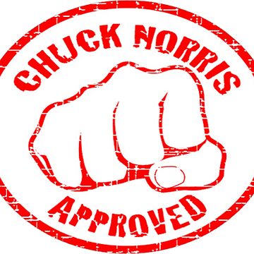 "Chuck Norris " Sticker for Sale by Cptchaowss | Redbubble