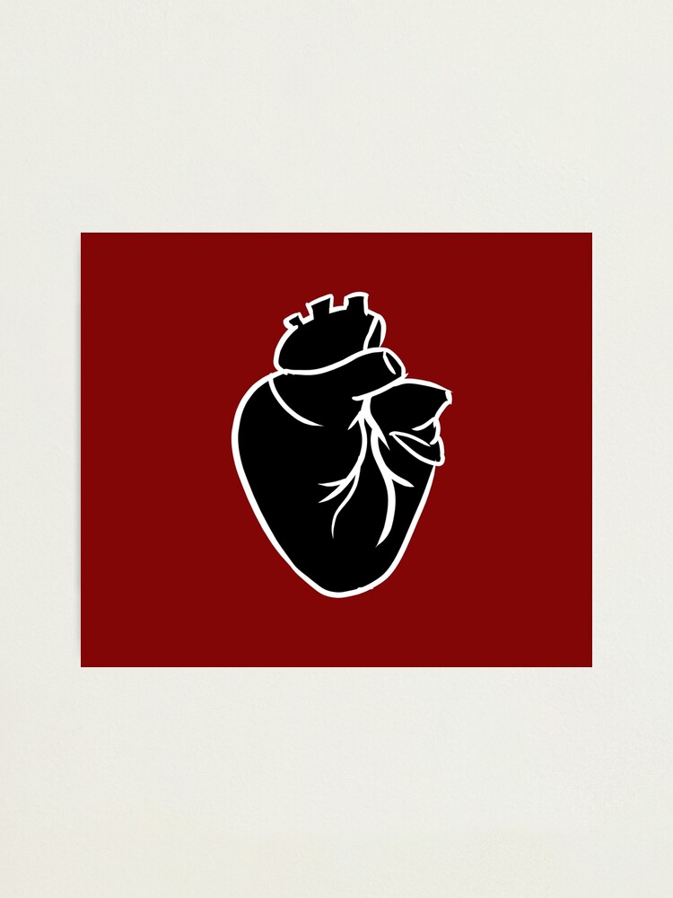 Lámina fotográfica «Corazón invertido» de onefredband | Redbubble