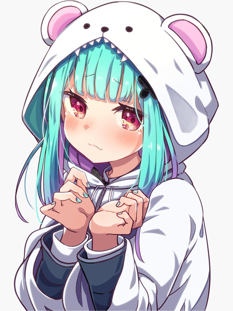 "Uruha Rushia " Sticker by SugarFree-NA | Redbubble