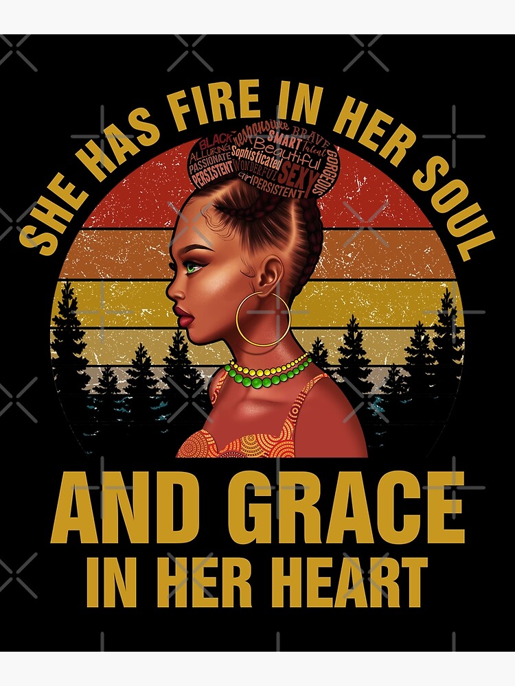 "Best Strong Black Women Magic Afro Black Queen Grace Soul Feminist" Poster for Sale by adsmod ...