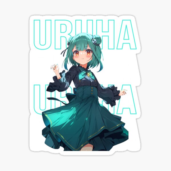 "Uruha Rushia " Sticker for Sale by SugarFree-NA | Redbubble