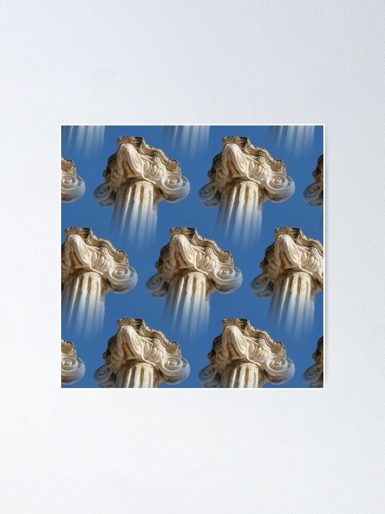 "repeating design of many iconic column detail" Poster for Sale by ...