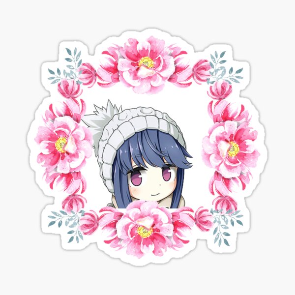 "Yuru Camp Shima Rin" Sticker by Sarah-J4 | Redbubble
