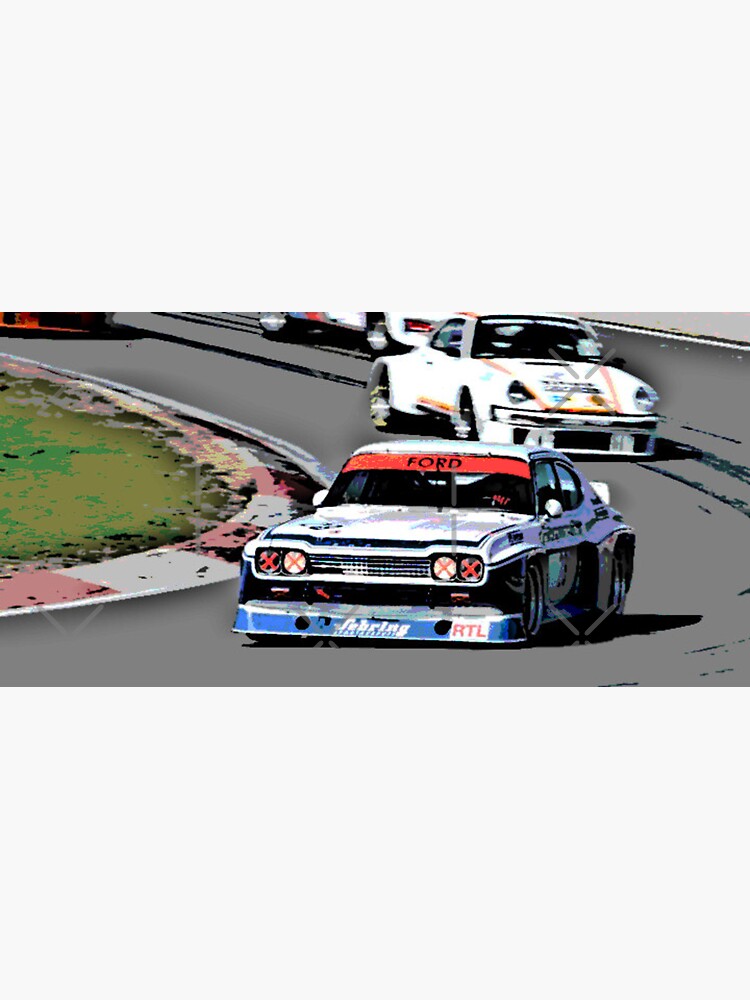 "Ford Capri" Sticker for Sale by Garryx | Redbubble