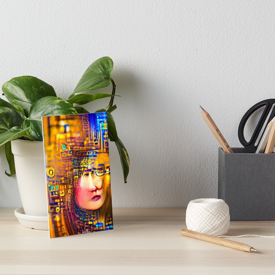 "Mona Lisa 02 Sad Mona" Art Board Print for Sale by mhfoto | Redbubble