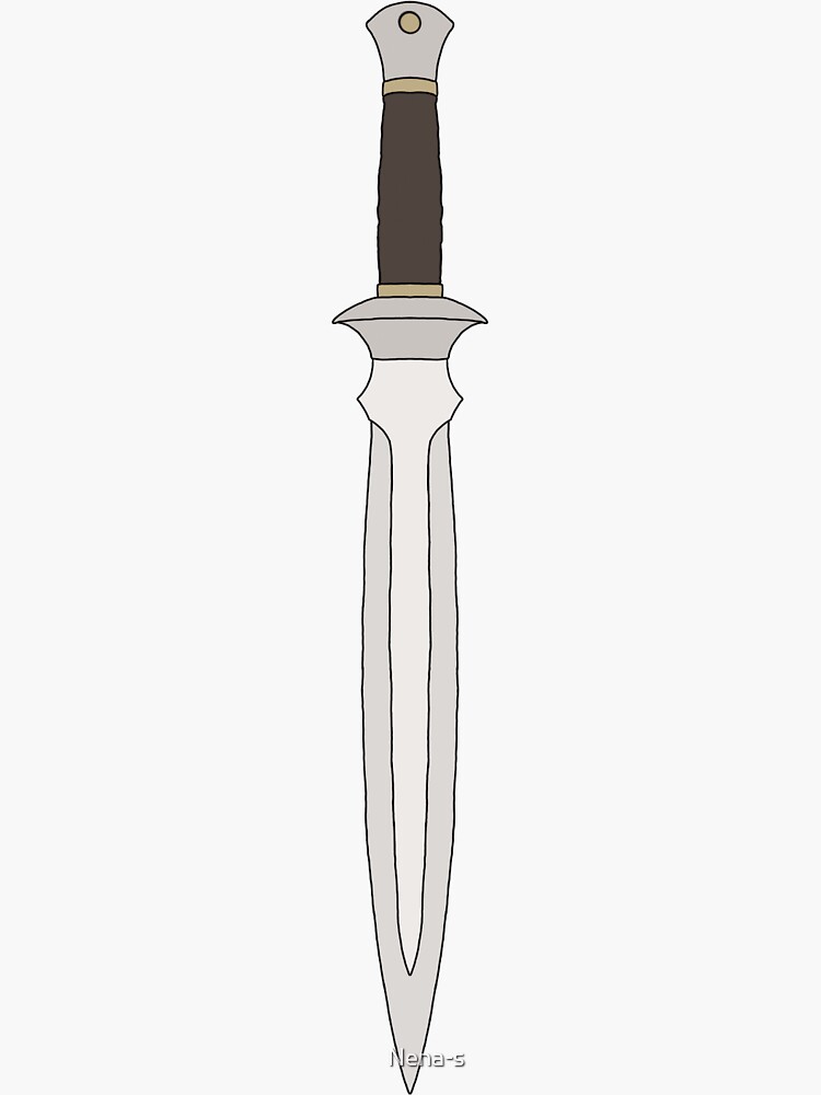 "BARROW-BLADE - samwise's dagger" Sticker by Nena-s | Redbubble