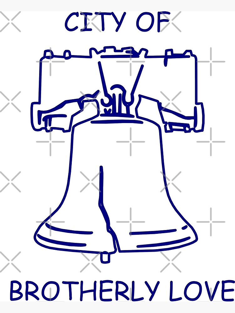 "CITY OF BROTHERLY LOVE" Poster for Sale by DomGDesign | Redbubble