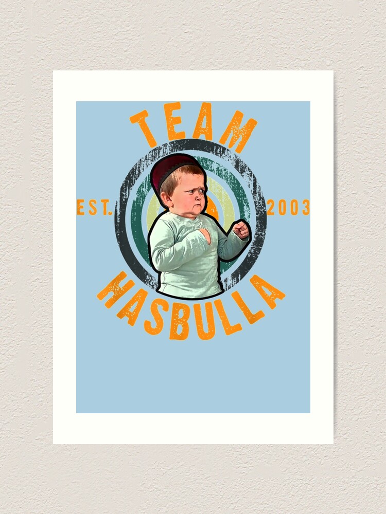 "Hasbulla - Funny Hasbulla Hasbullah smile Classic T-Shirt" Art Print ...
