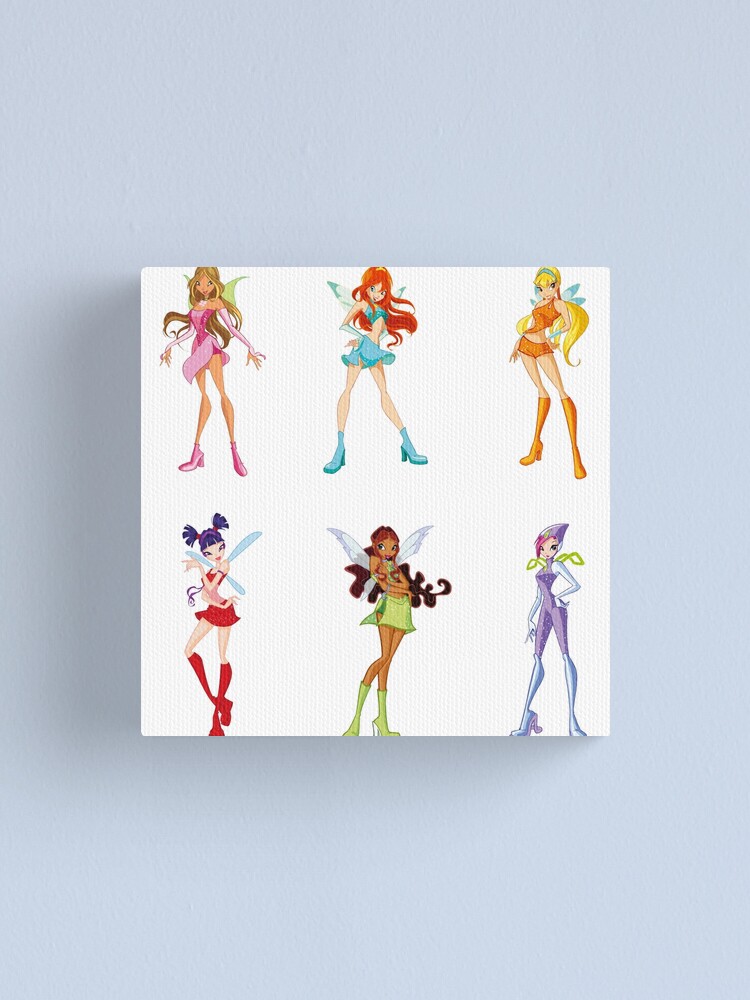 "Winx Club Sticker Set Believix" Canvas Print for Sale by Quotesforus ...