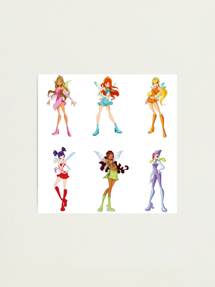"Winx Club Sticker Set Believix" Photographic Print for Sale by ...