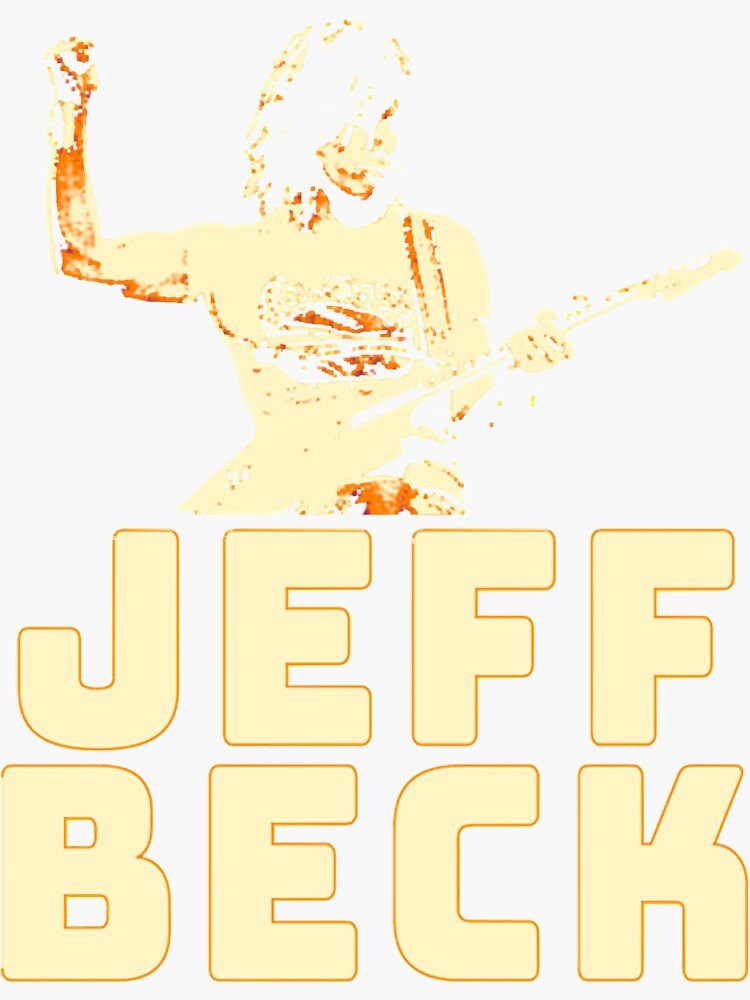 "Jeff Beck" Sticker by gragas226 | Redbubble
