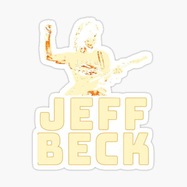"Jeff Beck" Sticker by gragas226 | Redbubble