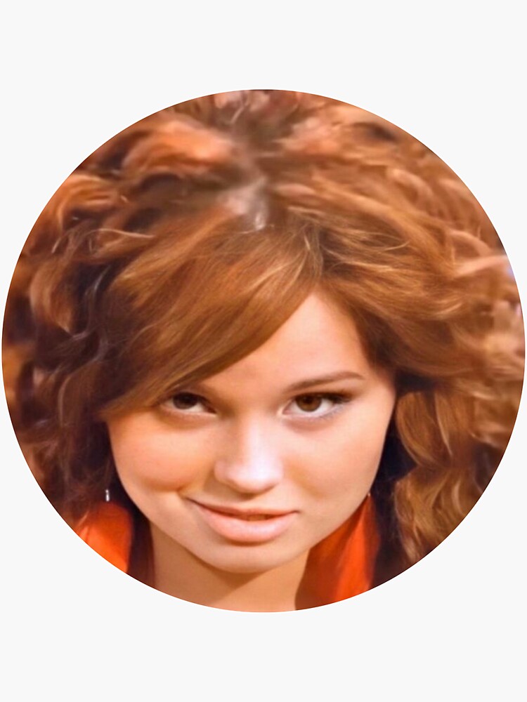 "debby ryan smirk" Sticker by stickerbylucyy | Redbubble