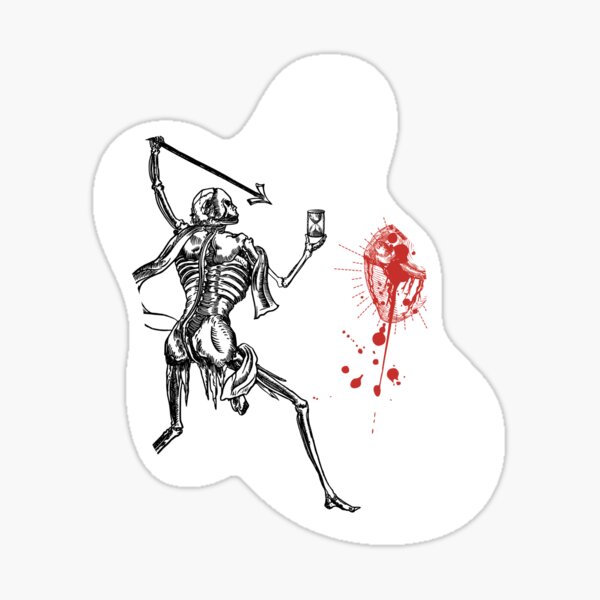 "Puddle Blackbeard Pirate Flag Reimagined White Background" Sticker by ...