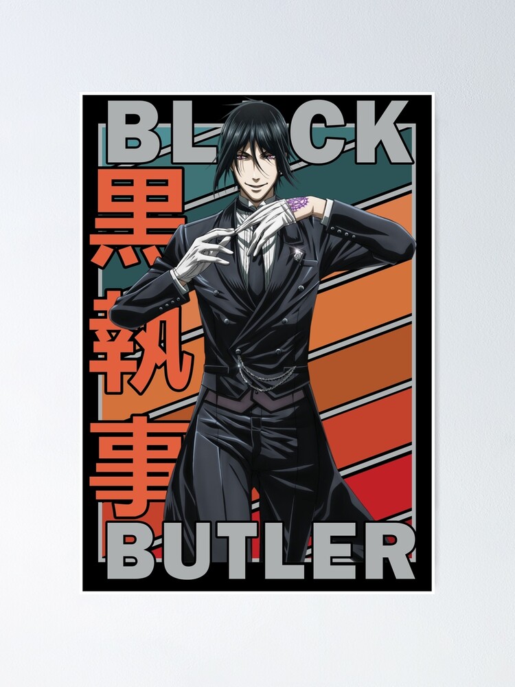 "Sebastian Michaelis Black Butler Kuroshitsuji Vintage Color Palette ...