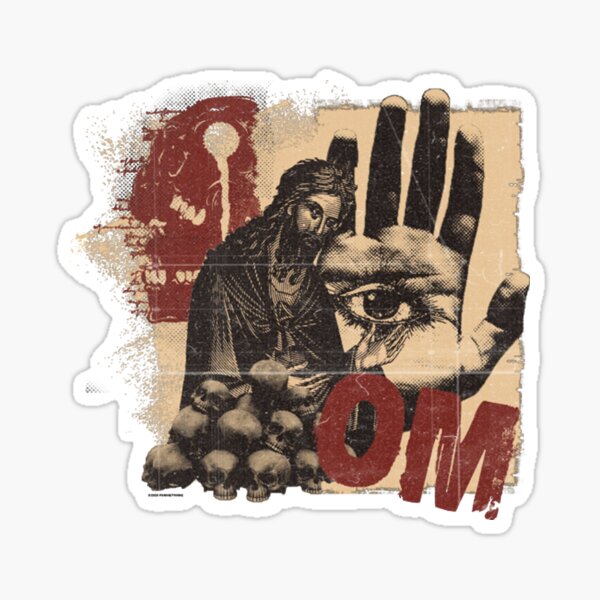 "OM band" Sticker by graves226 | Redbubble