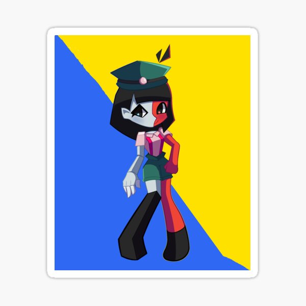 "yellow,black girl Enna" Sticker by Louisa-Johnson | Redbubble
