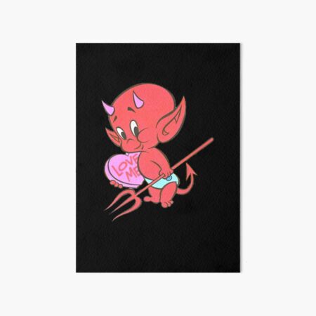 "Hot Stuff Baby Devil Sticker" Art Board Print by ShapoRoger | Redbubble
