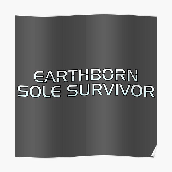 "Mass Effect Origins - Earthborn Sole Survivor" Poster by JBGD | Redbubble
