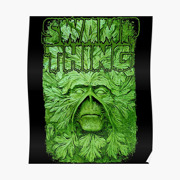 "Most Important Swamp Thing Horror Monster Halloween Holiday" Poster ...