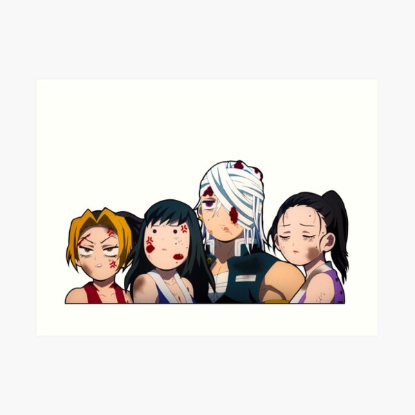 "Funny derpy tengen uzui and his wives suma makio and hinatsuru from ...