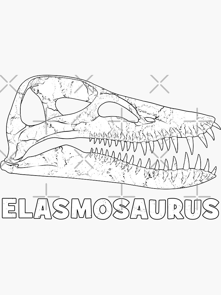 Elasmosaurus Coloring Page