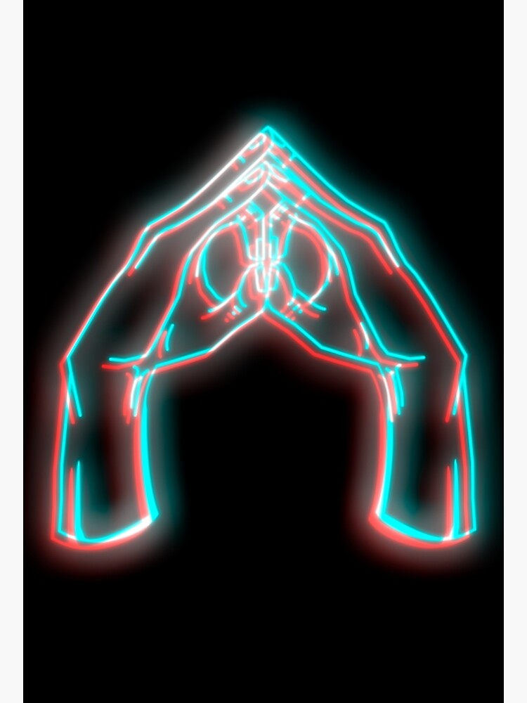 "Neon Jujutsu Kaisen Neon Hand Signs " Poster for Sale by AM8SHOP ...