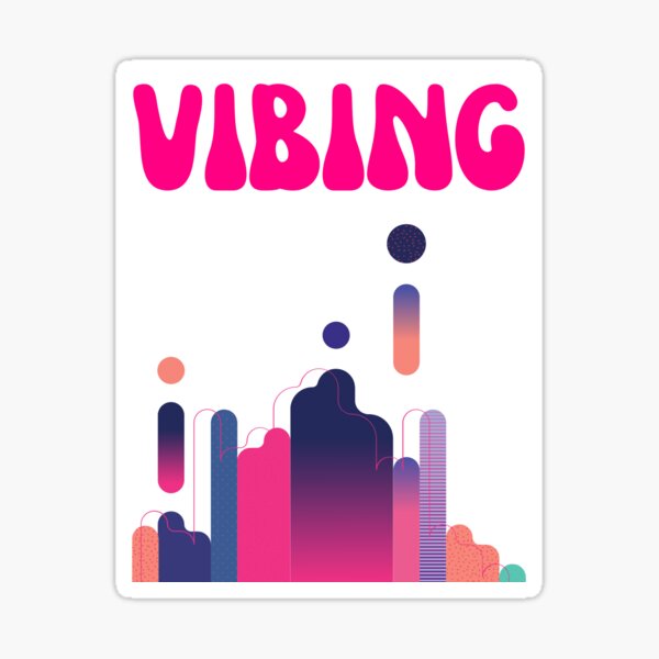 "GEN Z VIBING" Sticker by KVAdesign | Redbubble
