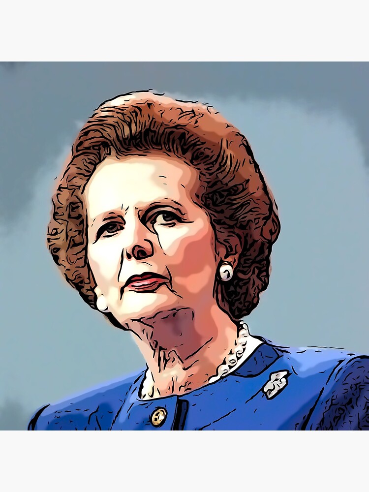"Margaret Thatcher" Poster for Sale by LeftwingGermany | Redbubble