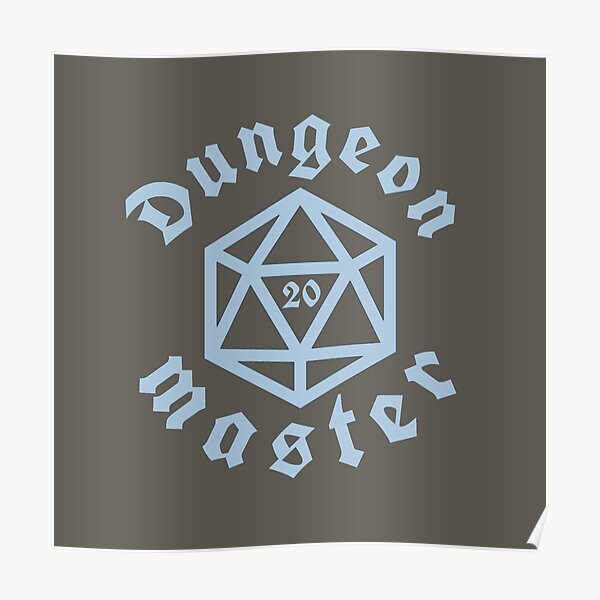 "dungeon master" Poster for Sale by dmc699 | Redbubble
