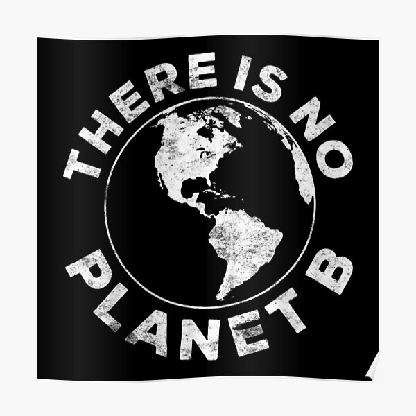 "There Is No Planet B Earth Day 2020 T-Shirt" Poster by tiaraxaplaws ...