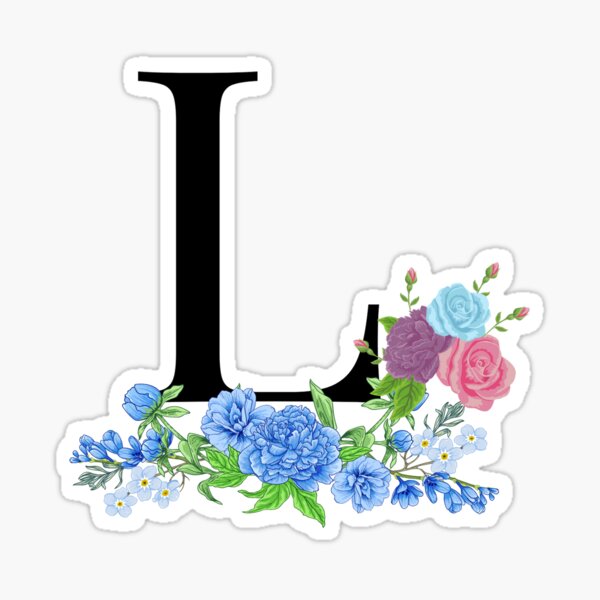 "L LETTER" Sticker by Specialmakes | Redbubble