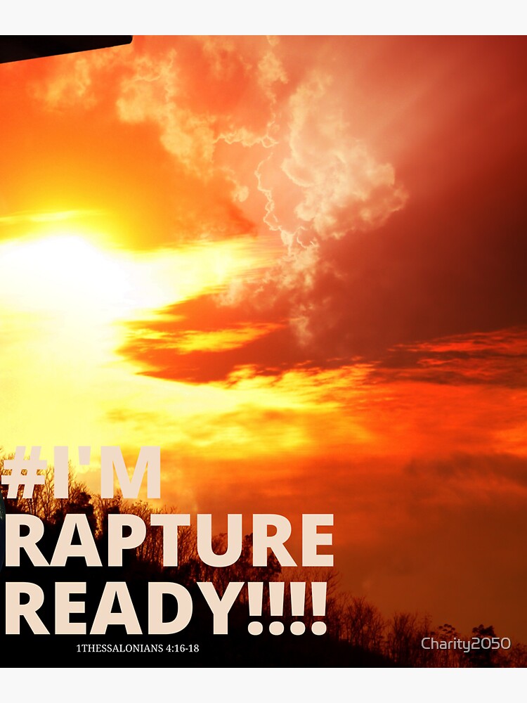 "Rapture Ready Modern Religious Christian" Sticker by Charity2050 ...