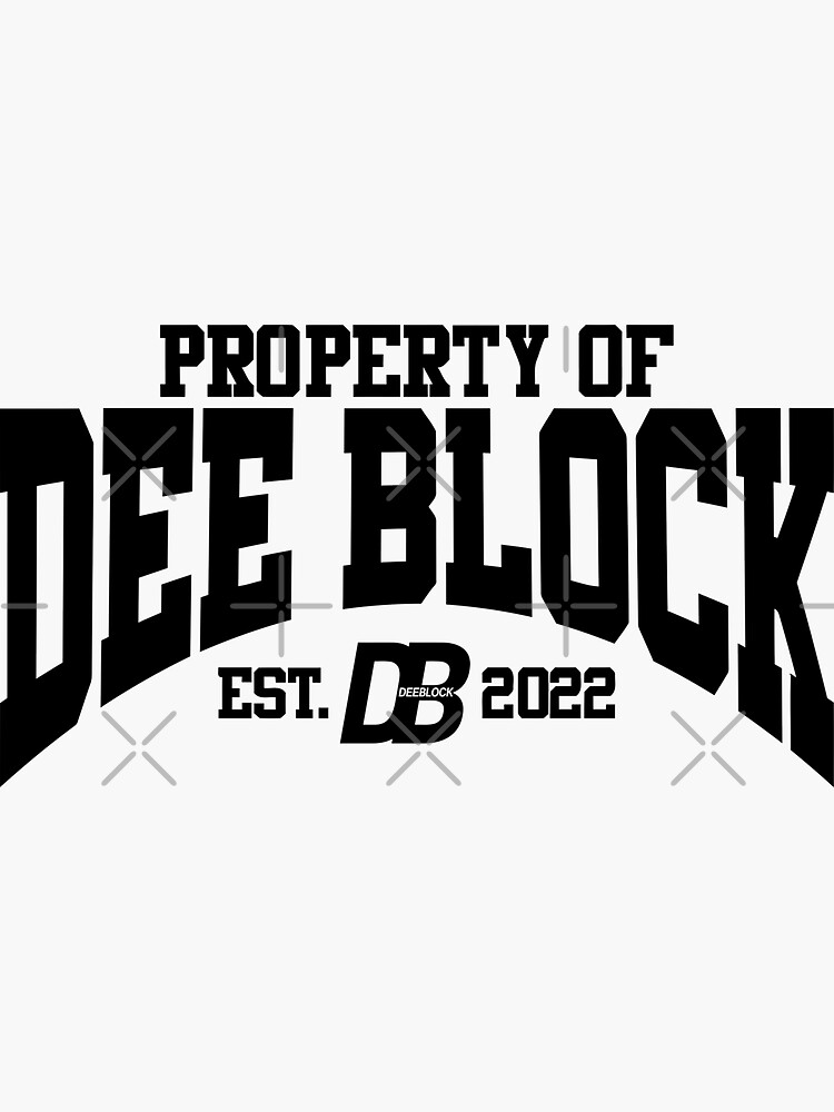 "Duke Dennis Merch Property of Dee Block" Sticker by SulaRiam | Redbubble