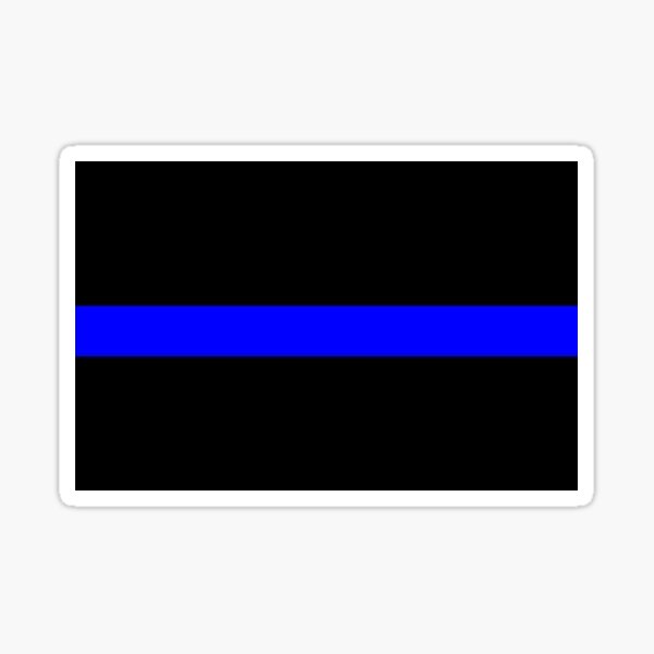 "Thin Blue Line" Sticker for Sale by LnHCreations | Redbubble
